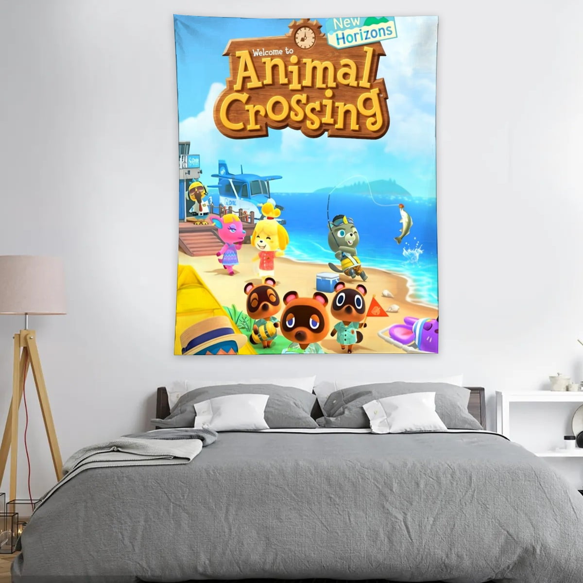 YOUYONGZHI Animal Crossing -Theme Anti-pilling Tapestry Gift Wall ...