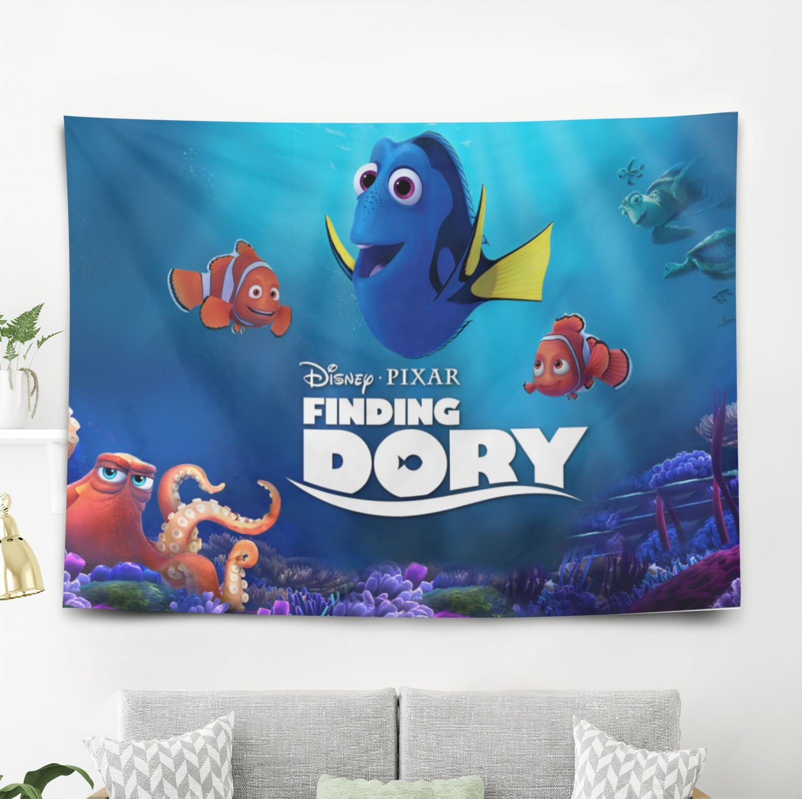 YOUYONGZHI Finding Nemo-Theme Anti-pilling Tapestry Gift Wall Hanging ...