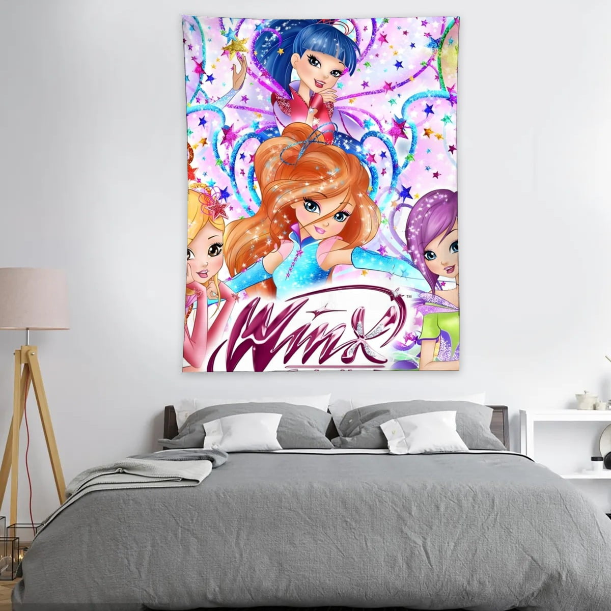 YOUYONGZHI Winx Club-Theme Anti-pilling Tapestry Gift Wall Hanging ...