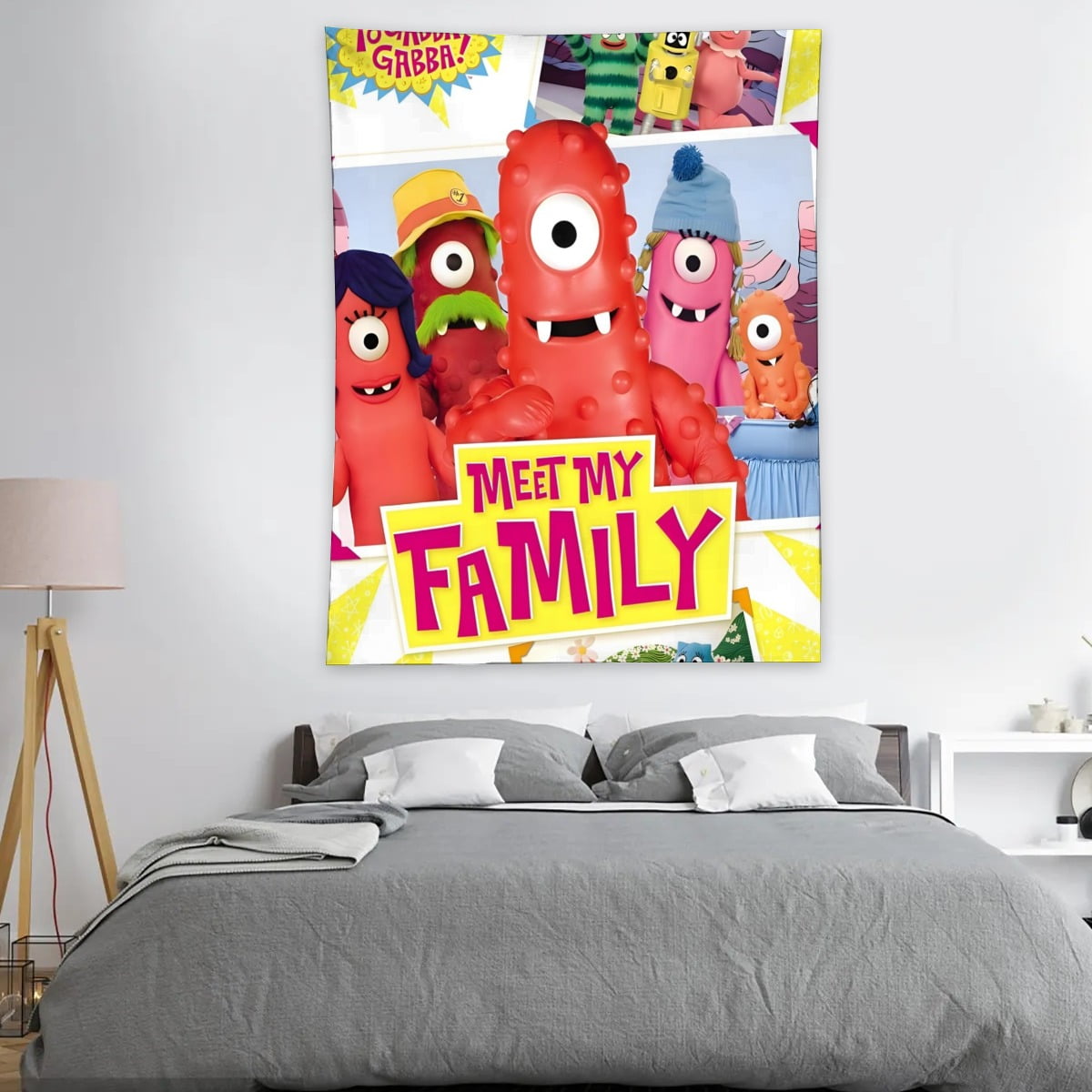 YOUYONGZHI Yo Gabba Gabba-Theme Anti-pilling Tapestry Gift Wall Hanging ...