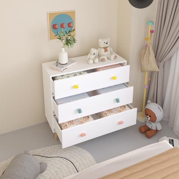 YOW Storage Cabinet for Toddler Child for Living Room Baby Nightstand ...