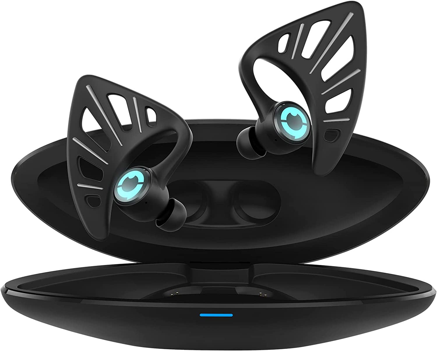 YOWU Elf Earbuds, Elf Ear Headphones -Black - Walmart.com