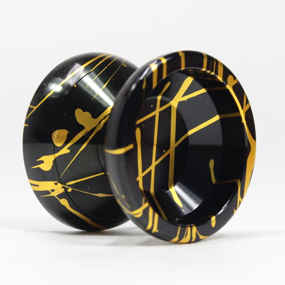 YOYOFORMULA F8 Perfect Pegasus Yo-Yo - Mono-Metal YoYo (Black and Gold ...