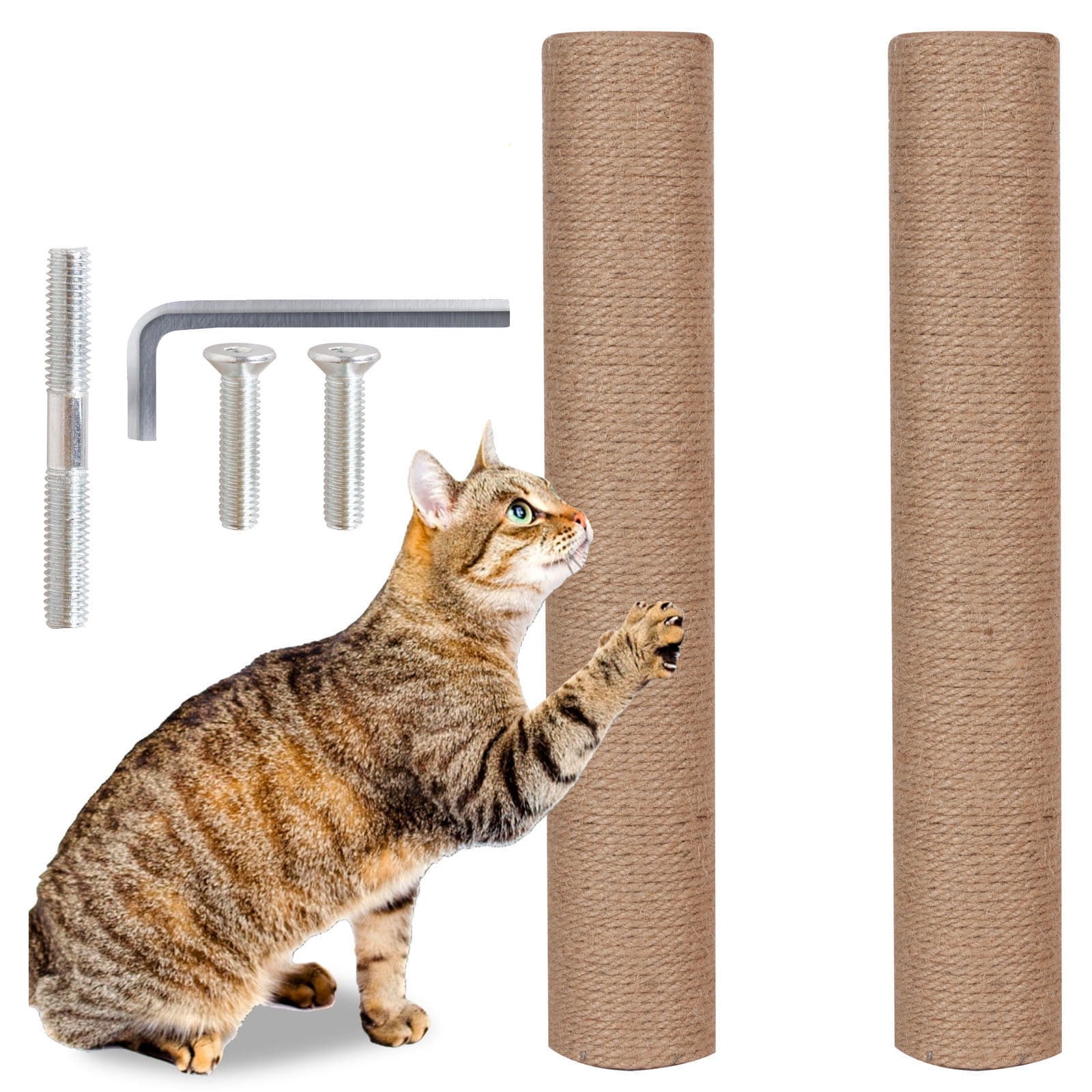 YOYTOO 15.7" Cat Scratching Post Replacement Cat Scratcher Refill Poles ...