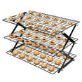 YOYTOO 3 Tier Cooling Racks for Baking Cookies, Collapsible Wire Baking ...