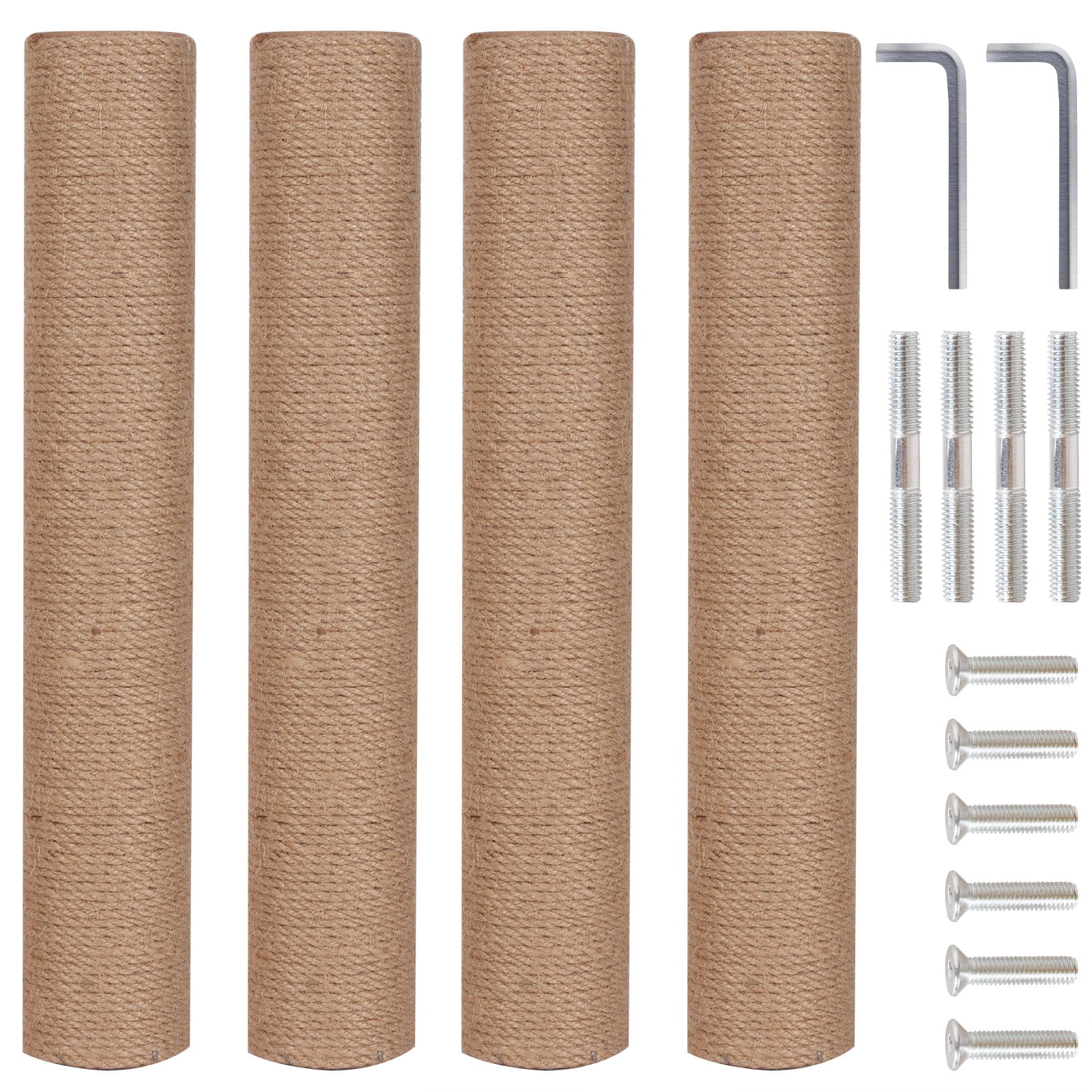 YOYTOO 15.7" Cat Scratching Post Replacement Cat Scratcher Refill Poles ...