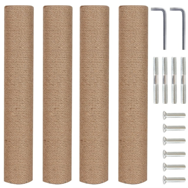 YOYTOO 15.7" Cat Scratching Post Replacement Cat Scratcher Refill Poles ...