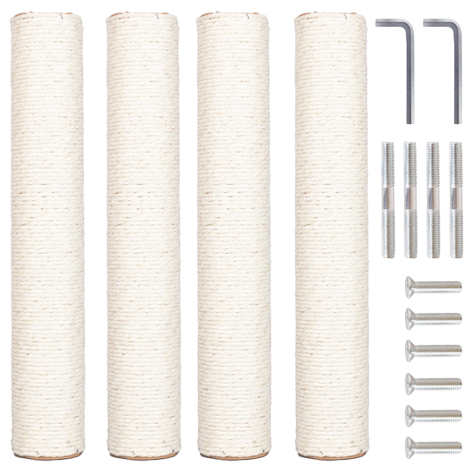 YOYTOO 15.7" Cat Scratching Post Replacement Cat Scratcher Refill Poles ...