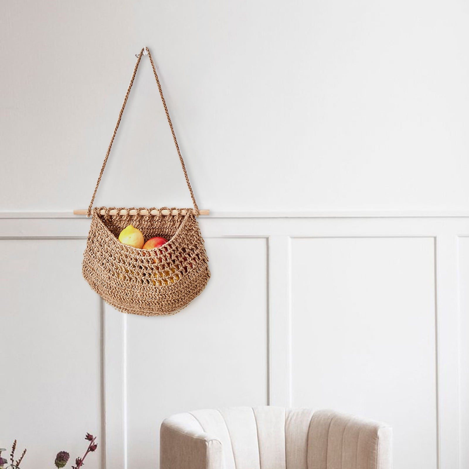 YOZGXEG Hanging Fruit Basket 3 Tier Or 1 Tier Over The Door Organizer ...