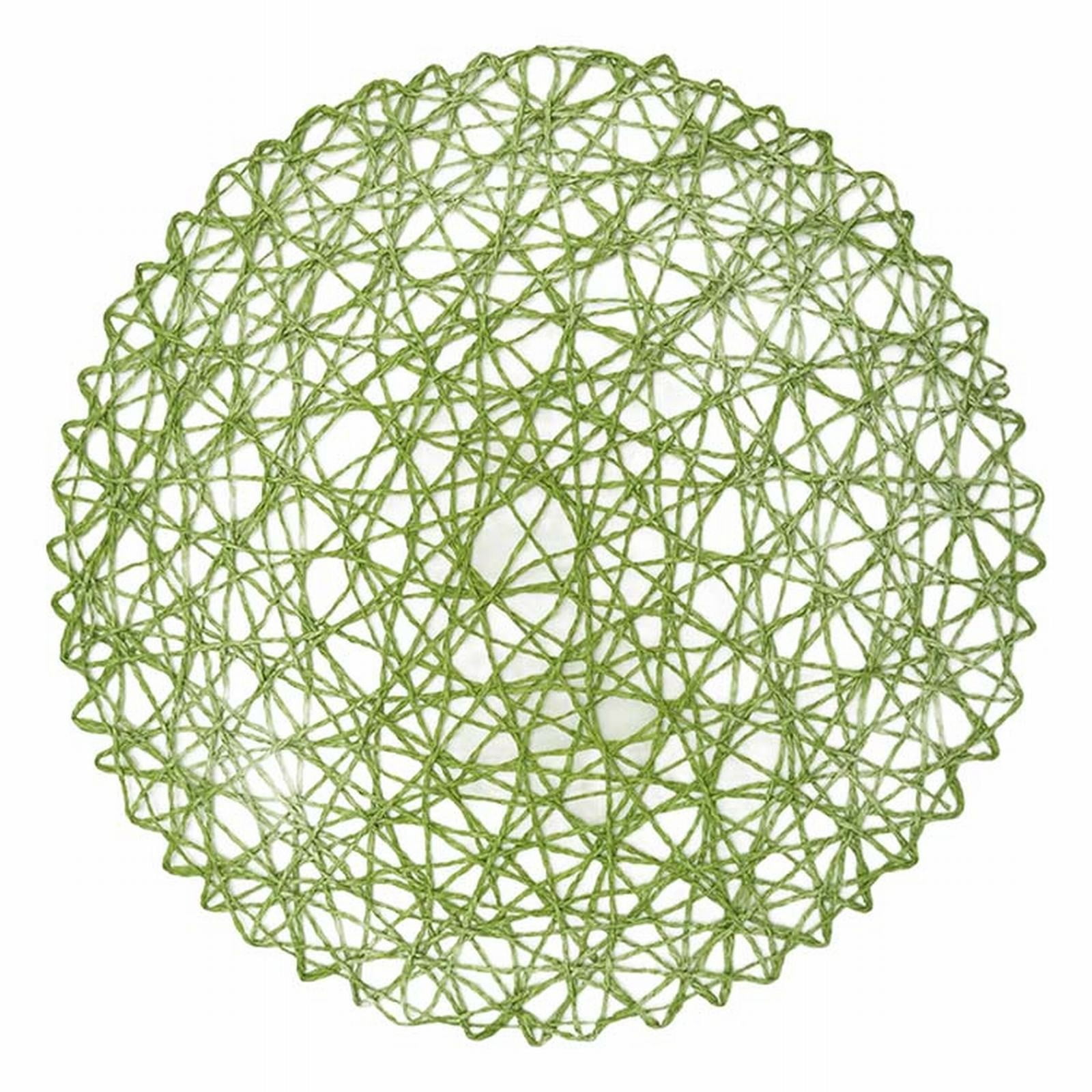 YOZGXEG Insulation Pad 6 Pack Fine Paper Rope Messy Knitting Placemats ...