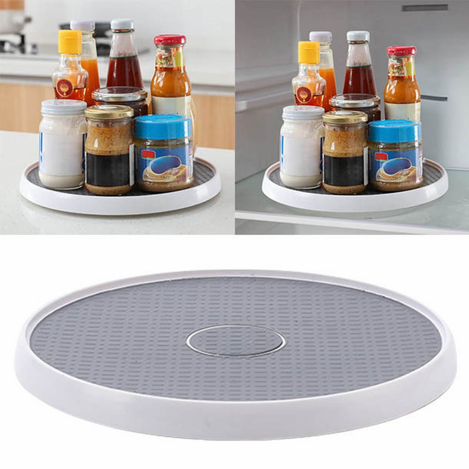 YOZGXEG Kitchen Rack 360 Rotating Rack Turntable Organizer Toiletries ...