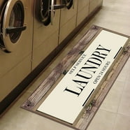 Laundry Area Rug Non Slip Door Mat Durable Entrance Rug Kitchen ...