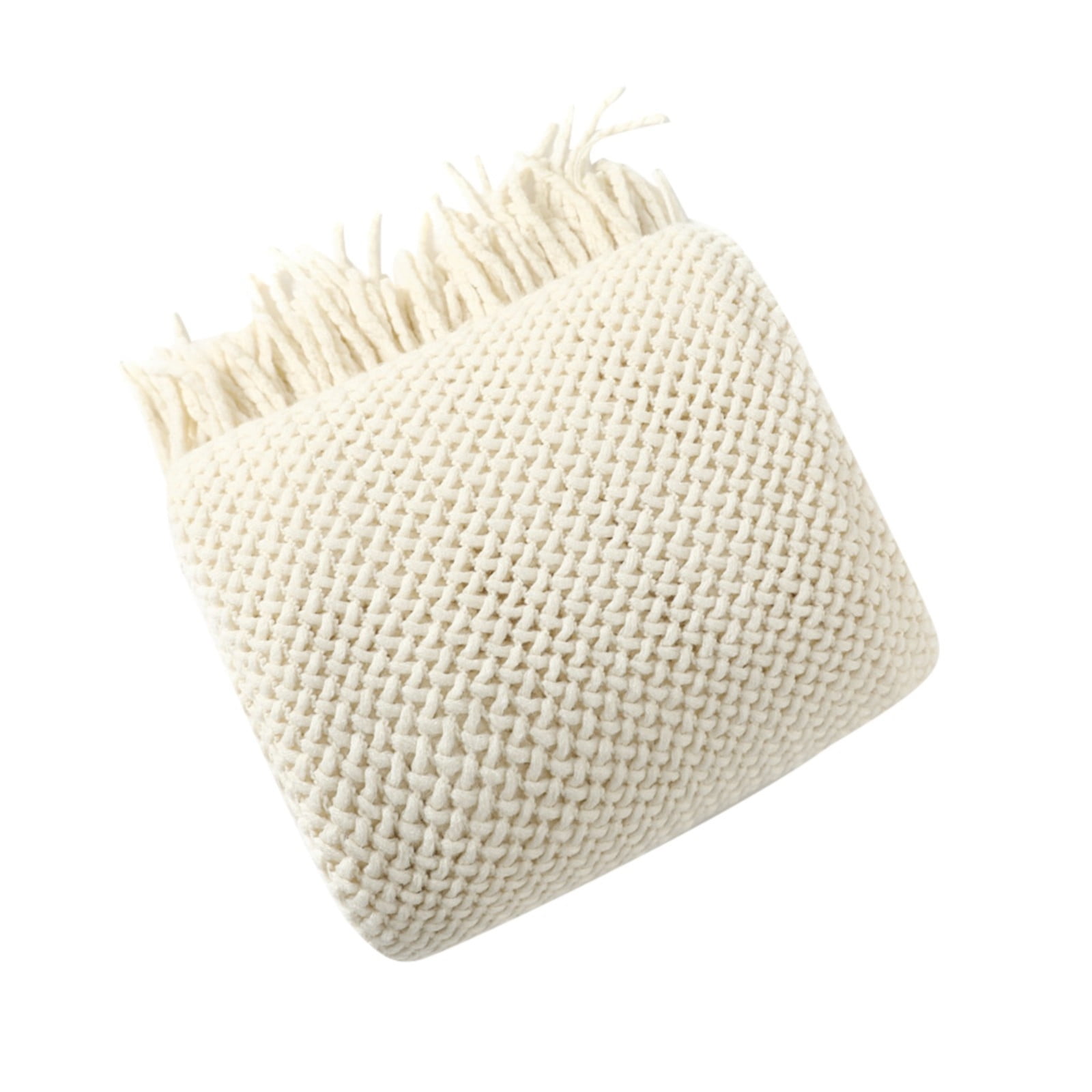 YOZGXEG Sofa Knitted Blanket Solid Color Shawl Bed Wool Towel 127*176cm ...