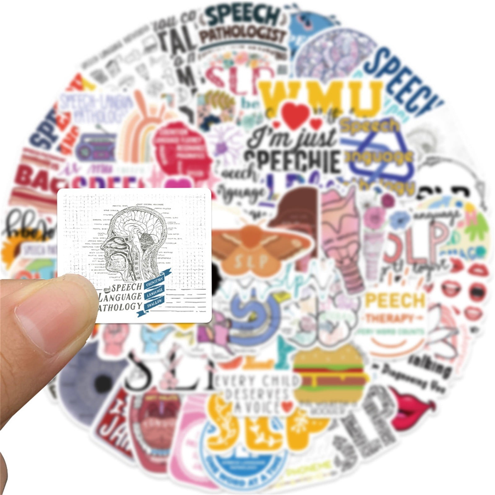 YOZGXEG Thanksgiving Speech Stickers Decorate Suitcase Guitar Notebook ...