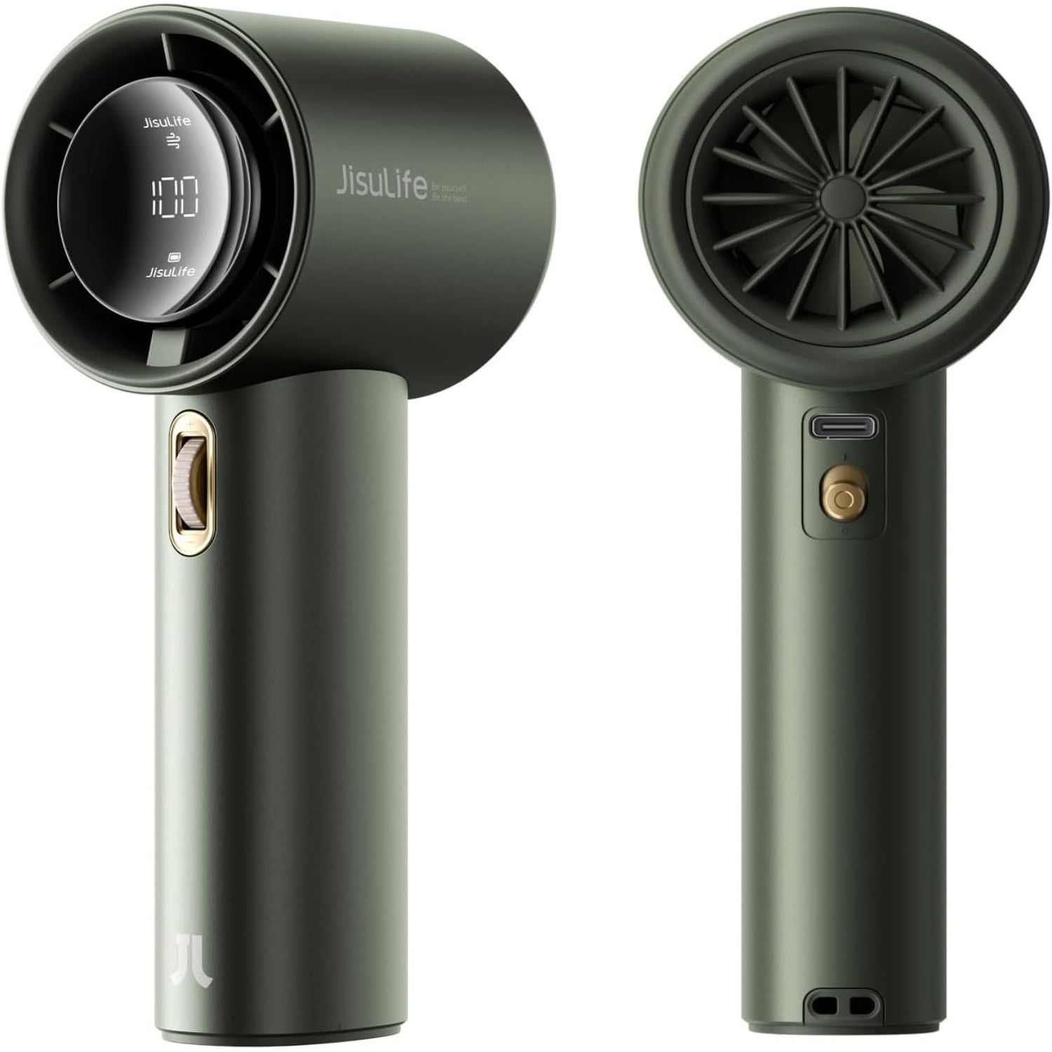 YOZIHAYL JISULIFE Portable Handheld Fan Speed(1-100) Adjustable Turbo ...