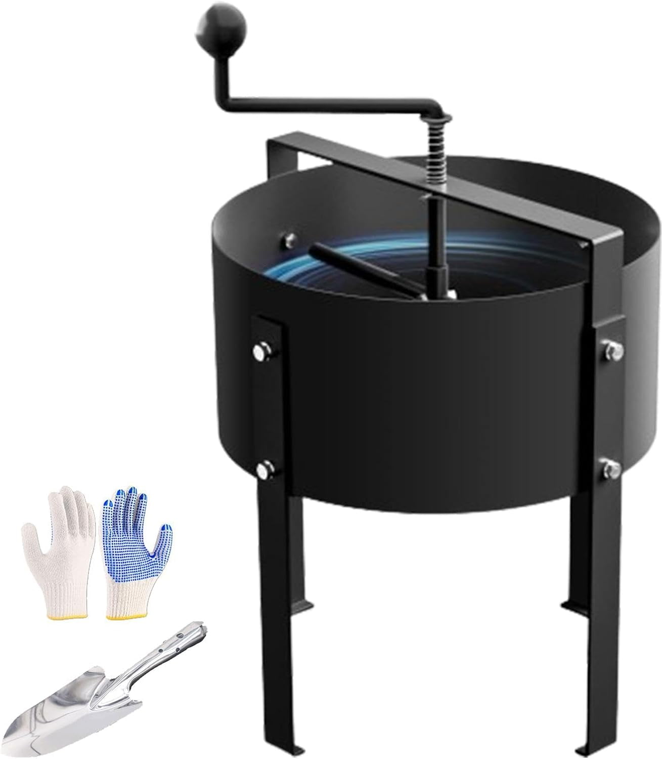 YOZIHAYL Metal Garden Sieve - Fine Mesh Soil Strainer - Carbon Steel ...