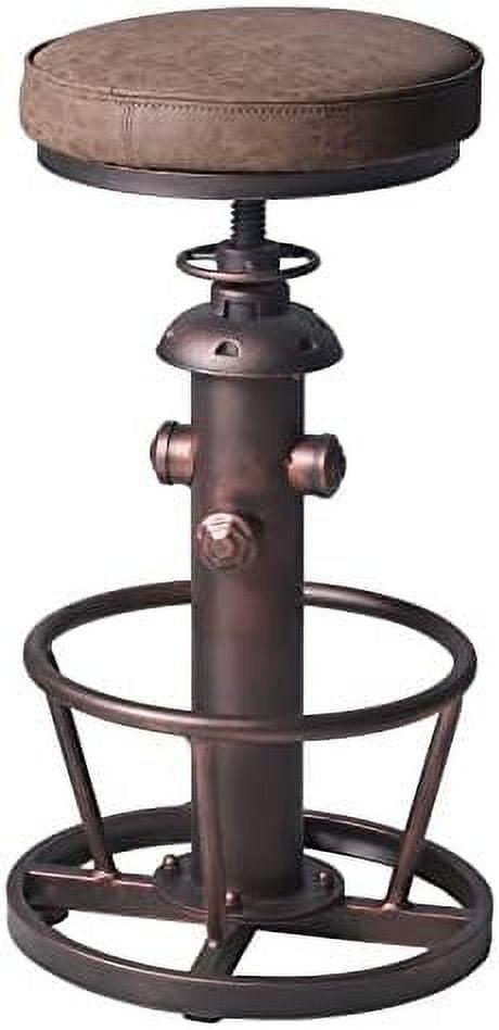 YPDCHB Industrial Stools Vintage Swivel Chairs 24.8-30.7inch Height ...