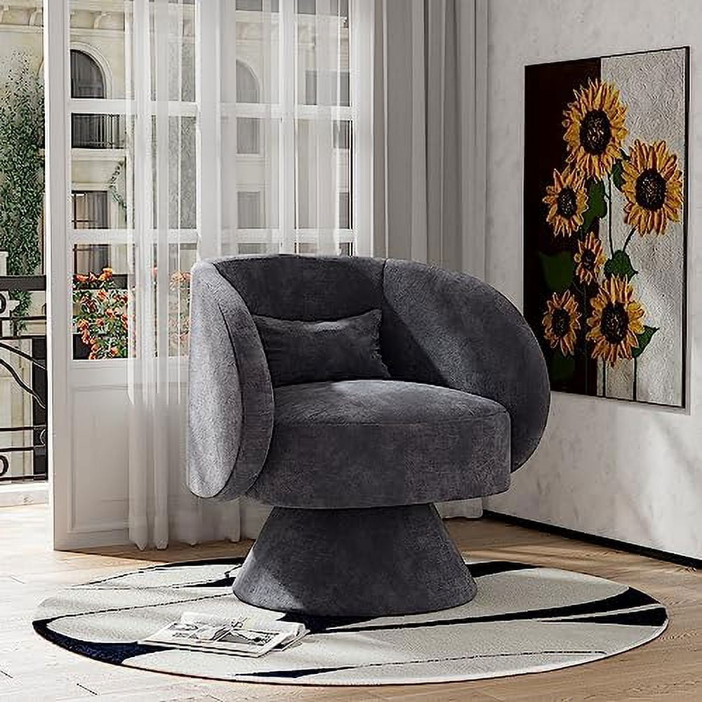 YPDCHB Swivel Barrel Chairs Degree Swivel Accent Chair Modern Round ...