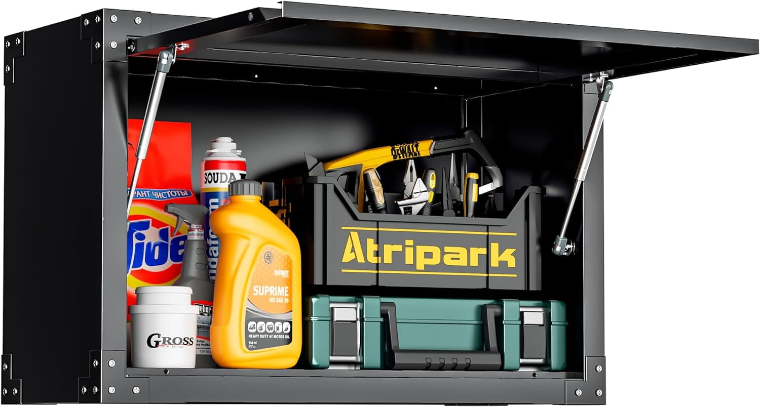 YPNLZQ Metal Cabinets with Doors and Hanging Rod 72\u201DH Lockable ...