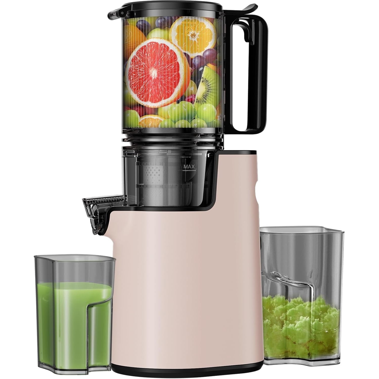 YPONE Cold Press Juicer, Masticating Juicer with 5.4