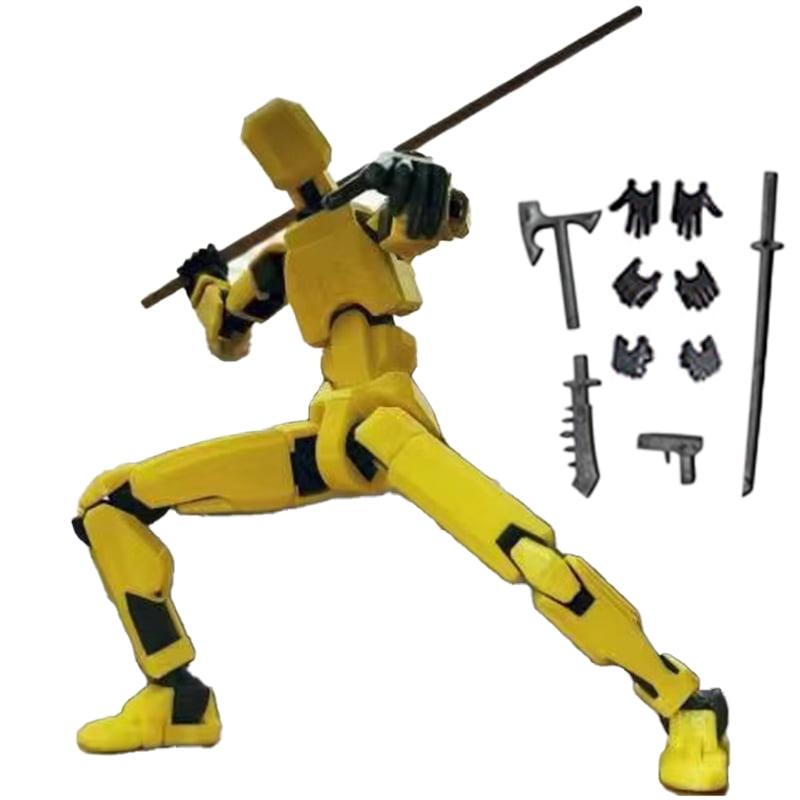 YPai Multi-Jointed Action Figures Dummy, T13 3D Printed Action Figure ...