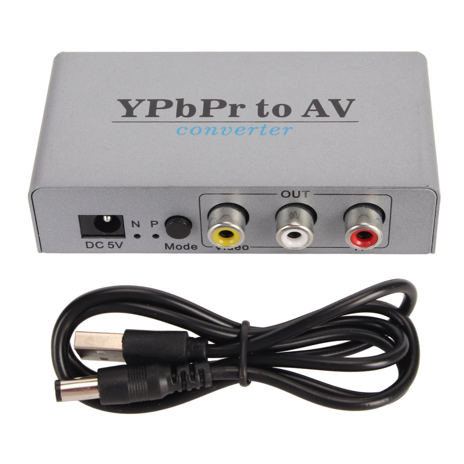 YPbPr to AV Converter 1080P60 YPbPr Video Capture YPbPr to CVBS ...