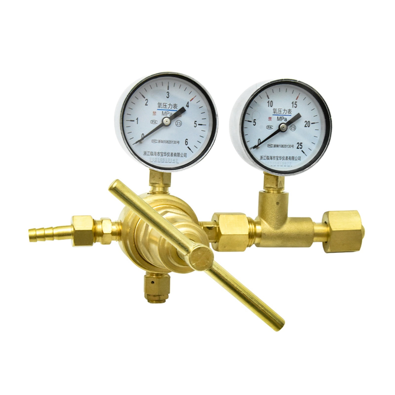 YQD-370/YQY-370/ YQQ-370 Pressure Reducer All Copper Pressure Gauge ...