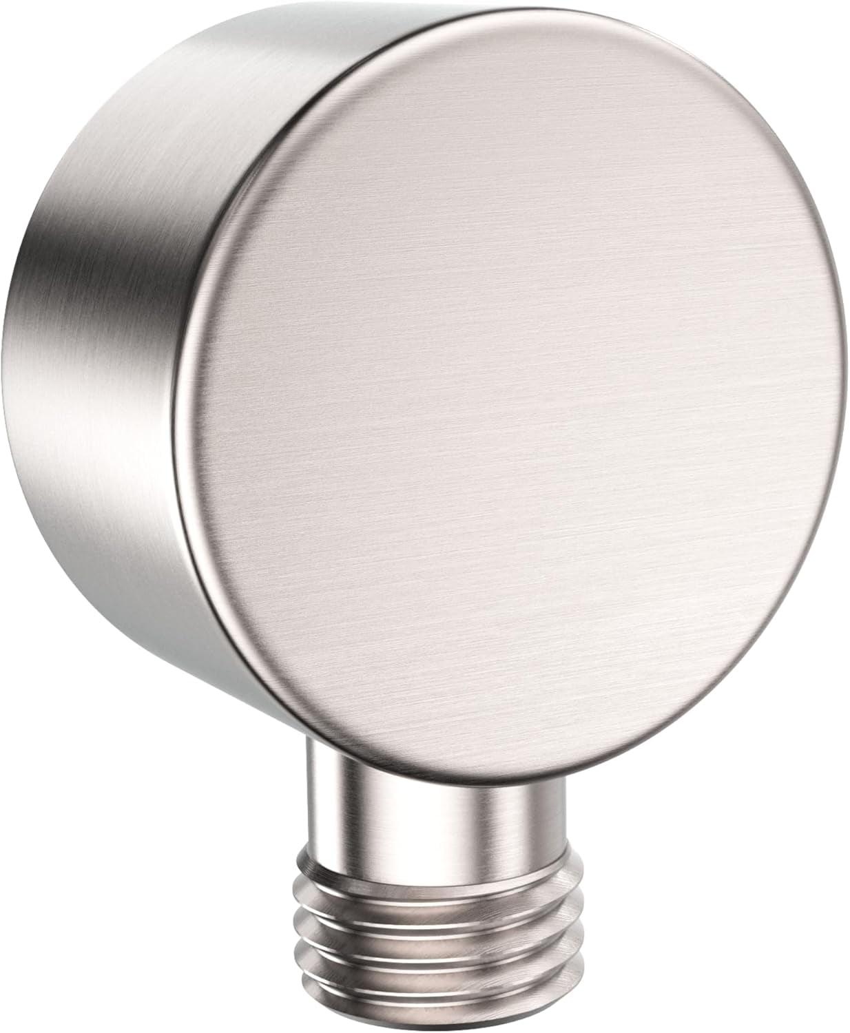 All Metal Drop Ell Wall Mount Elbow, 1/2" Shower Hose Connector, Round ...