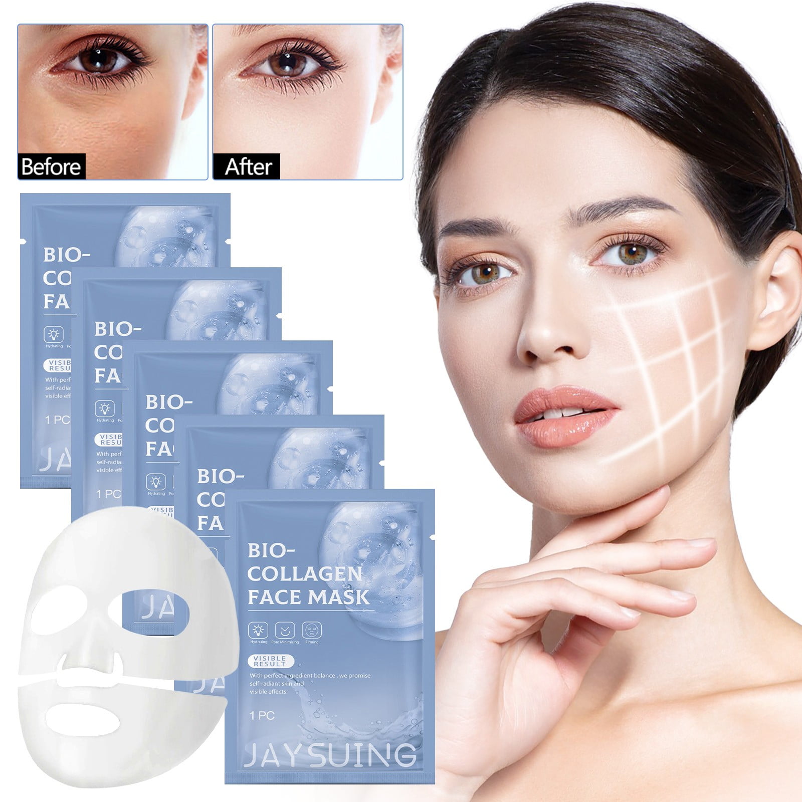 YQHZZPH Facial Mask Bio Collagen Face Mask, Bio-Collagen Deep Mask ...