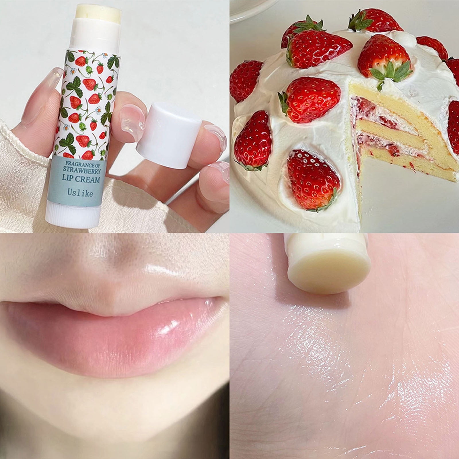 YQHZZPH Fruit Lip Balm Stick Crystal Lipsticks For Lip Care Long ...