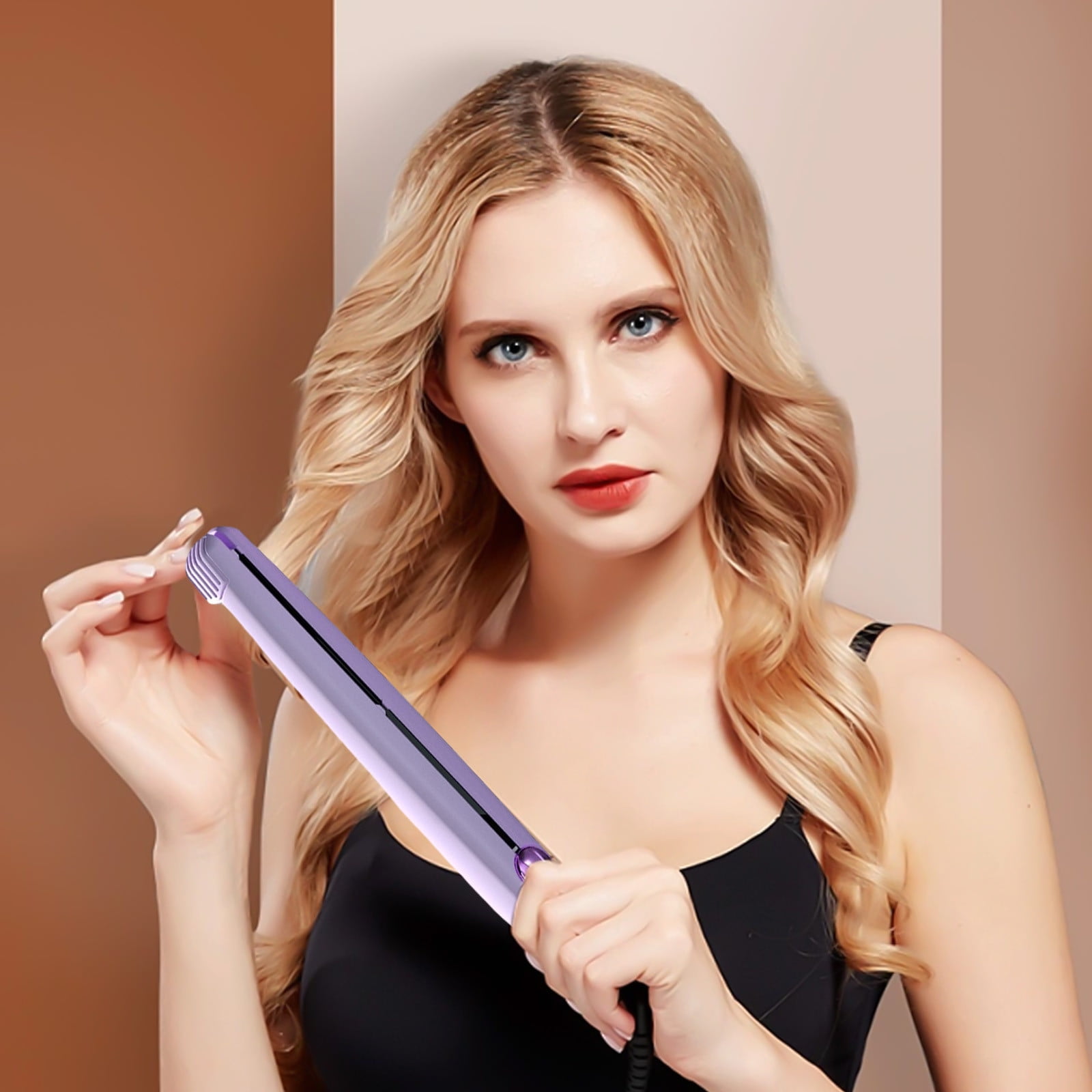 YQHZZPH USB Interface Curling Iron Mini Splint Portable Straight Hair ...