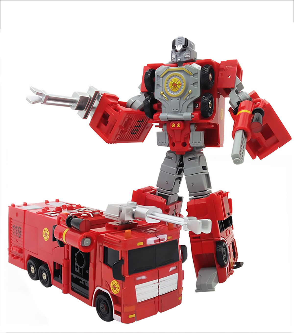 YQLADB Deformation Alloy 5-in-1 Combiners Transformation Robot Action ...