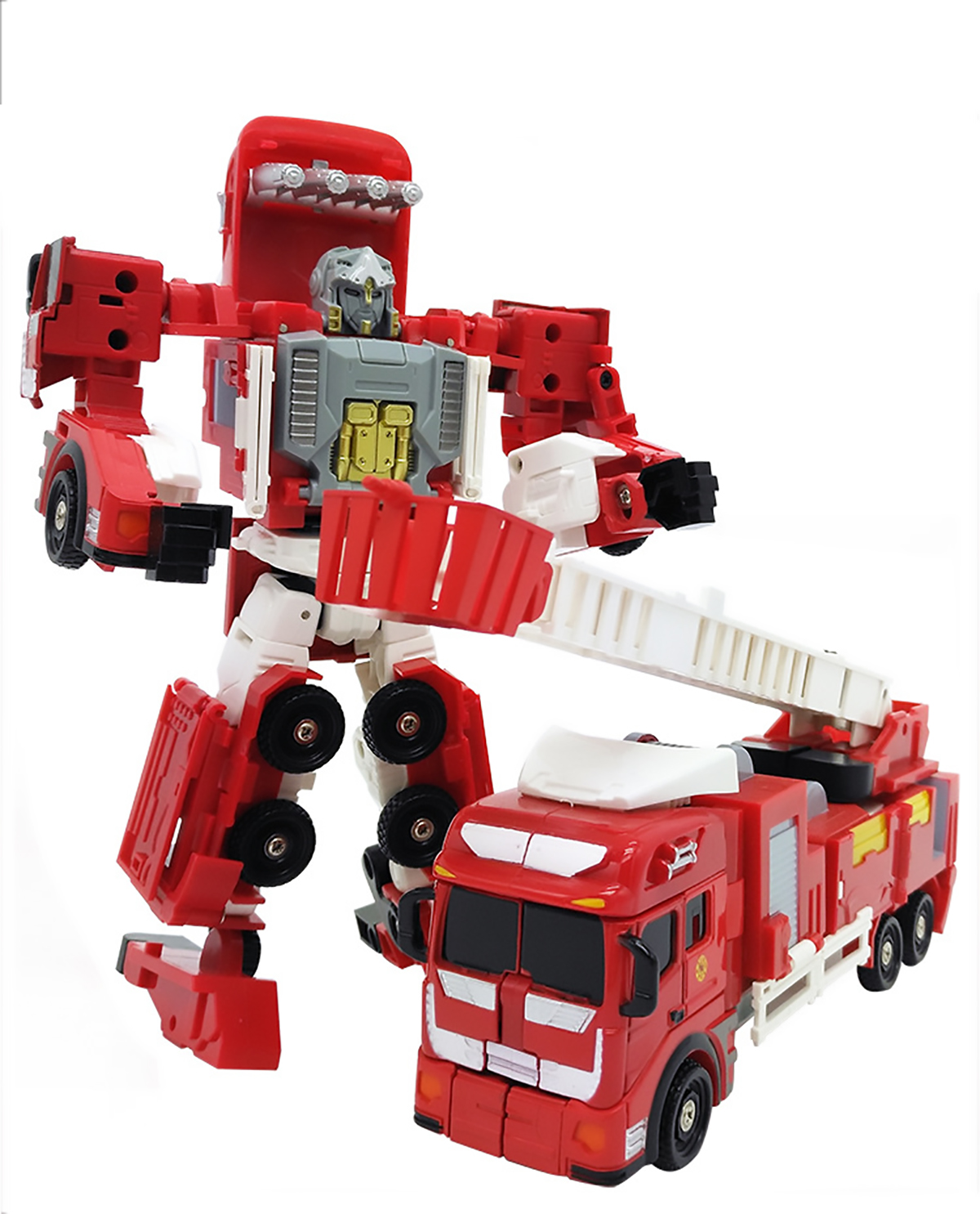 YQLADB 5-in-1 Combiners Transformation Robot Action Figure Diecast ...