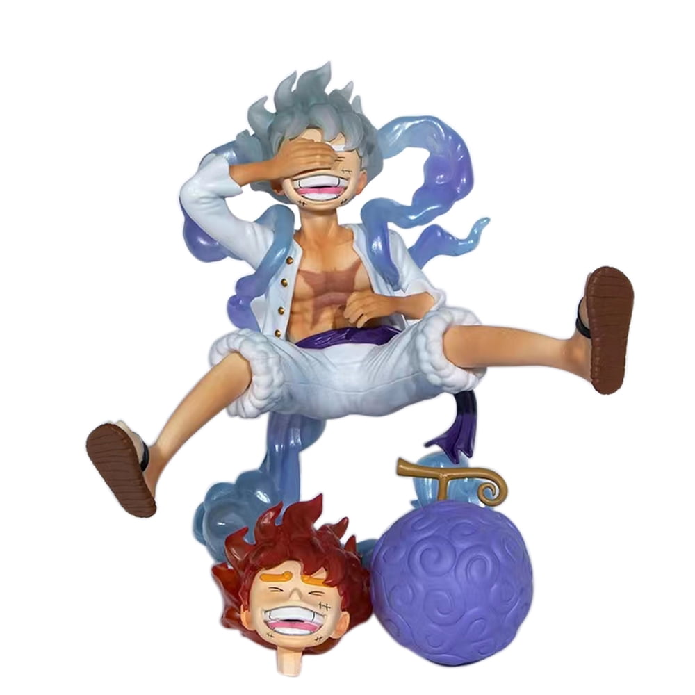 YQLADB One Piece Luffy Figure, Monkey D Luffy Battle Nika Five Gear Sun ...