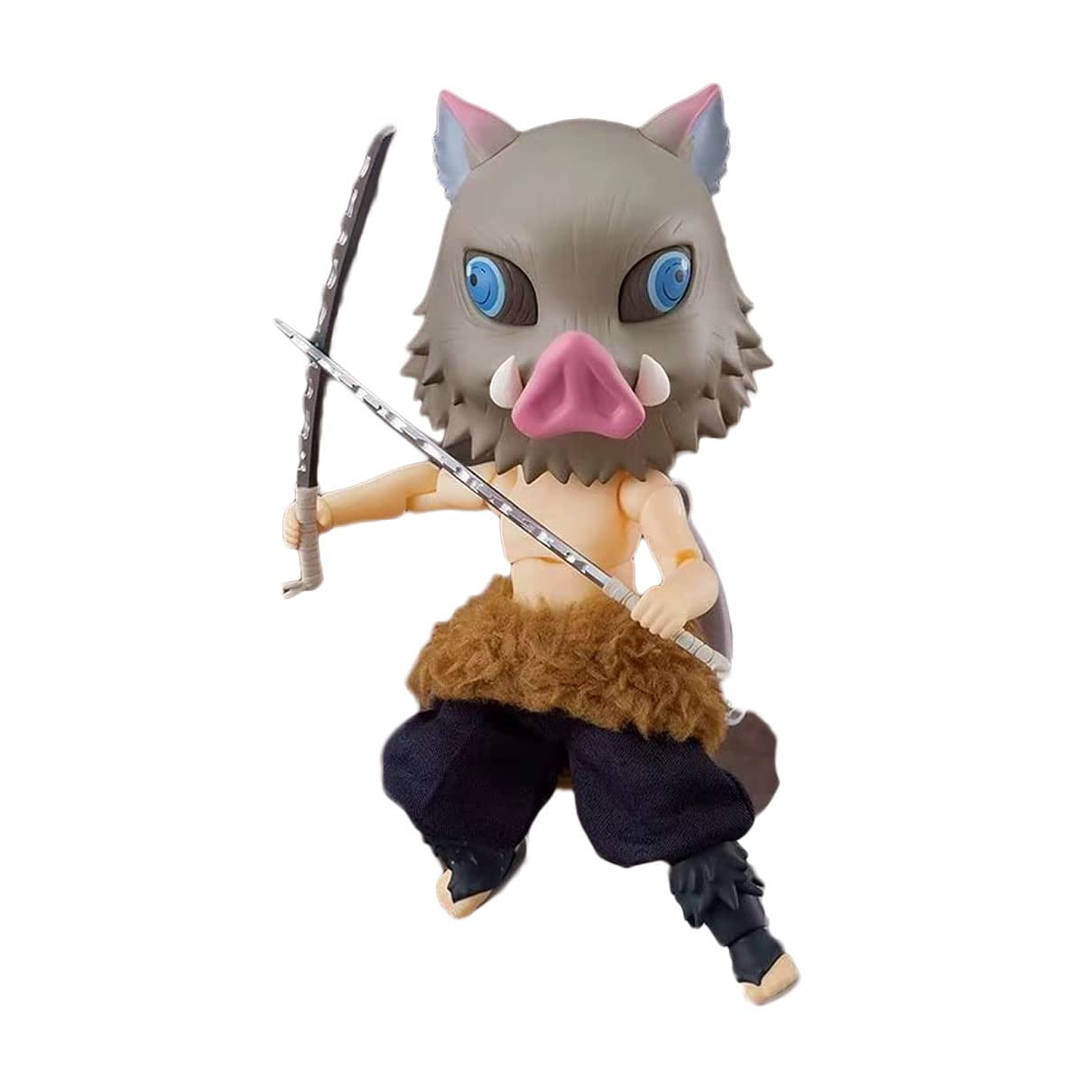YQLADB Q-version Nendoroid Anime Character Wild Boar Mouth Flat Inosuke ...