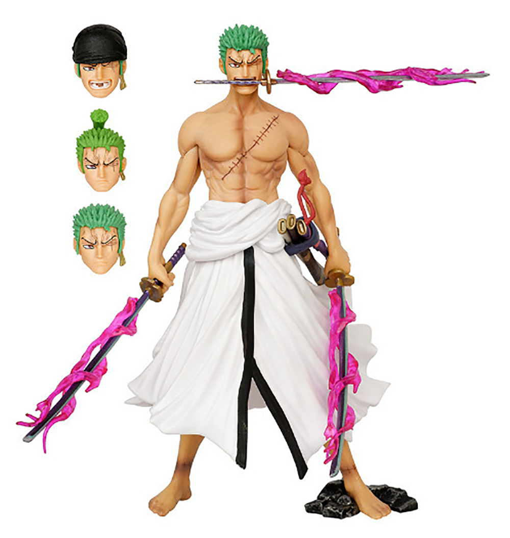 YQLADB Roronoa Zoro Ghost Back Version Anime Action Figure Collectible ...