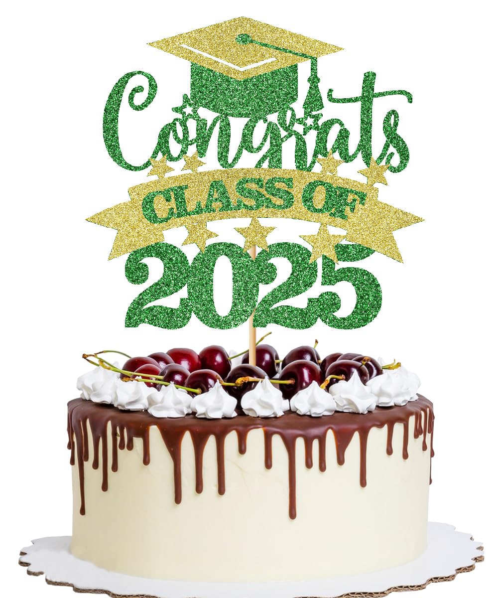 YQLXDHBD Congrats Grad FEV6 2025 Cake Topper,Congratulations Cake ...