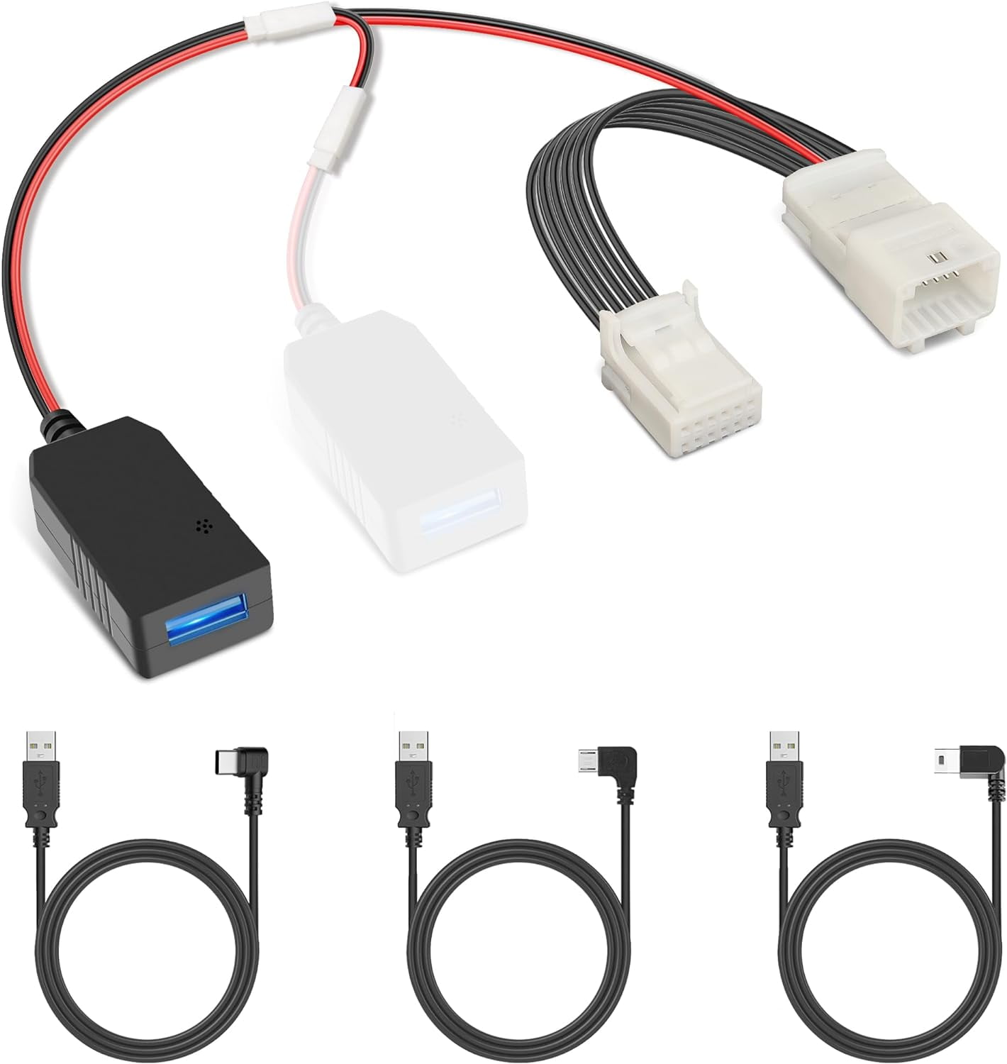 YQMAJIM DashCam Power Adapter,(12P TypeC) Compatible with Toyota RAV4 ...