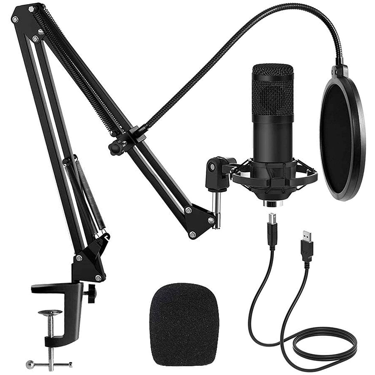 USB Microphone Set for Gaming, Streaming, Podcast - 192KHz/24Bit Studio ...