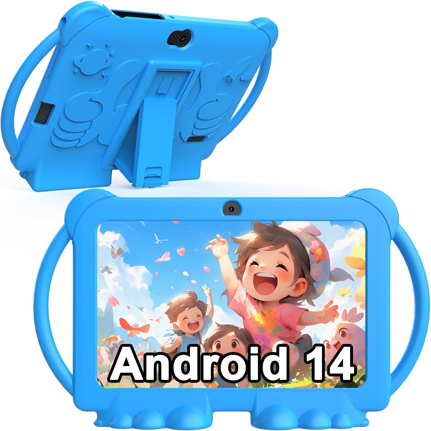 "Android 12 Kids Tablet 7"", 4GB RAM+32GB ROM, IPS Eye Protection ...