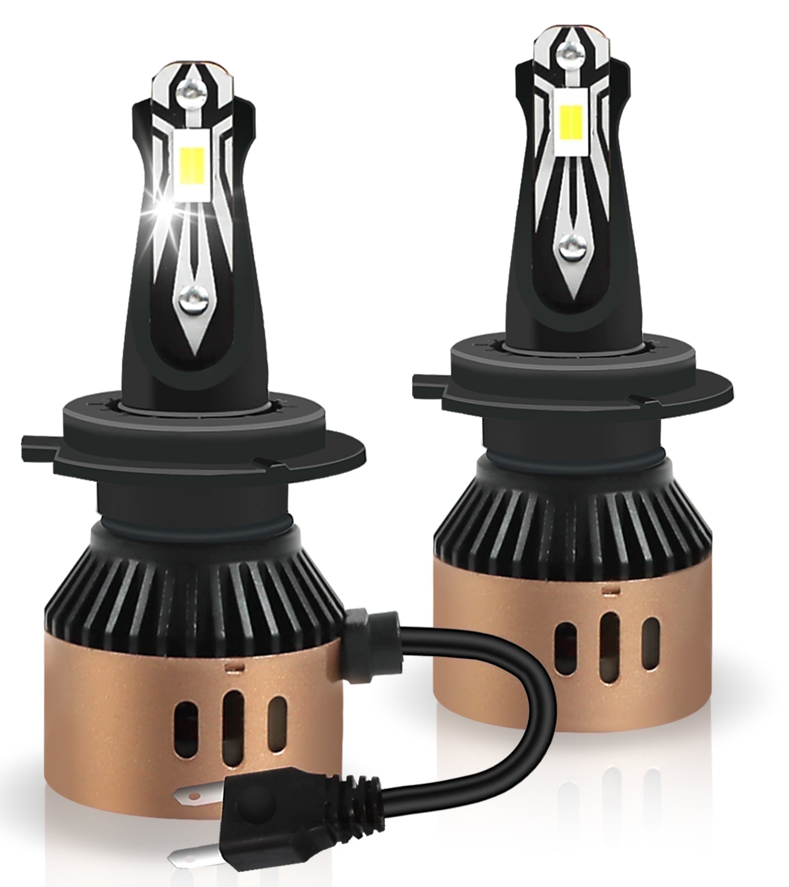 YQWIN H7 LED Light Bulb Headlight Bulbs Fog Light, White, IP68 ...