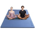 YR Large Yoga Mat Thick 15MM TPE Non-Slip Exercise Mats for Pilates ...