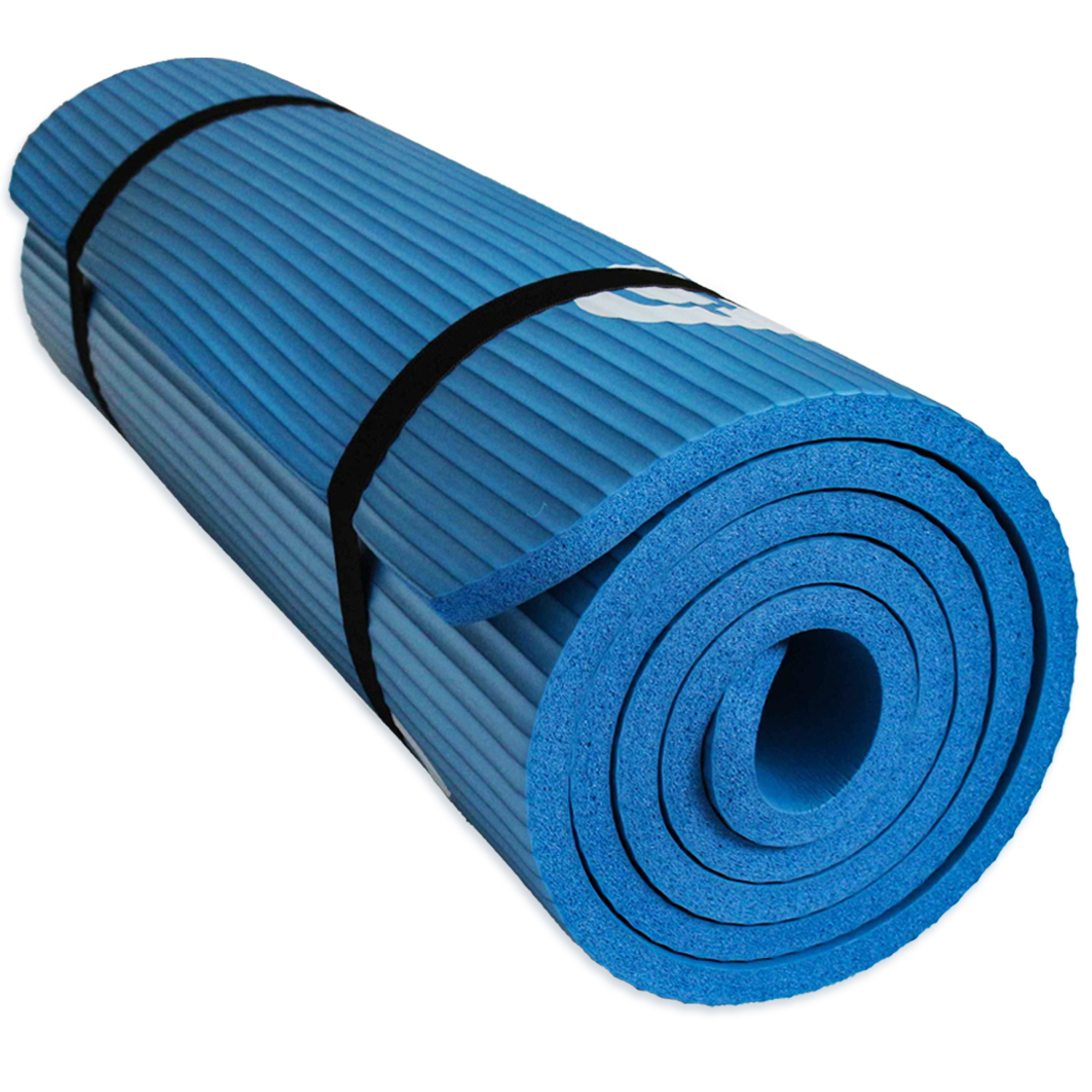 AUM High Density HD Foam Tech Yoga Exercise Mat - 72 In. x 24 In. x 1/2 ...