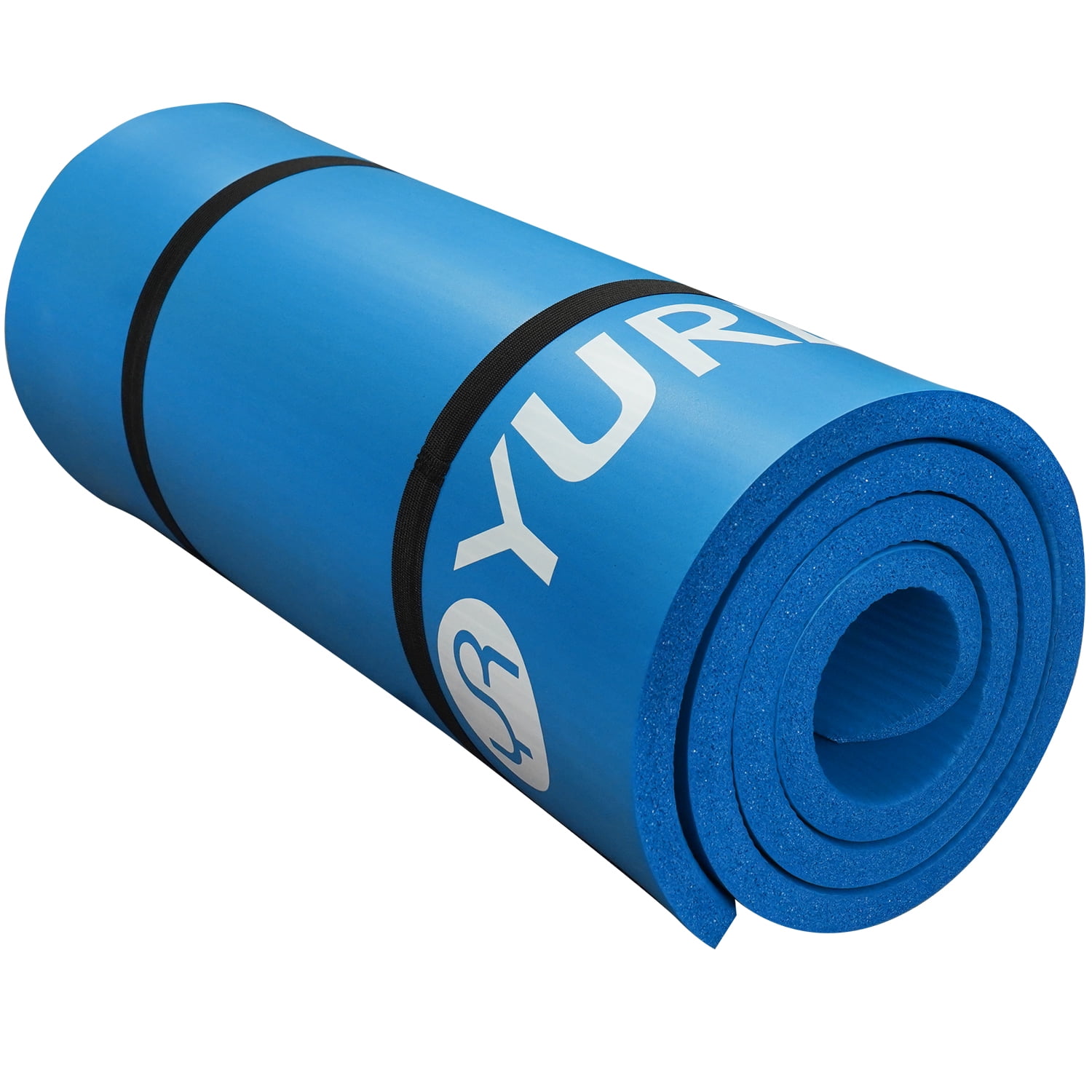 YR Extra Thick Large Wide Gym Fitness Workout Yoga Mat 76" Hi-Density ...