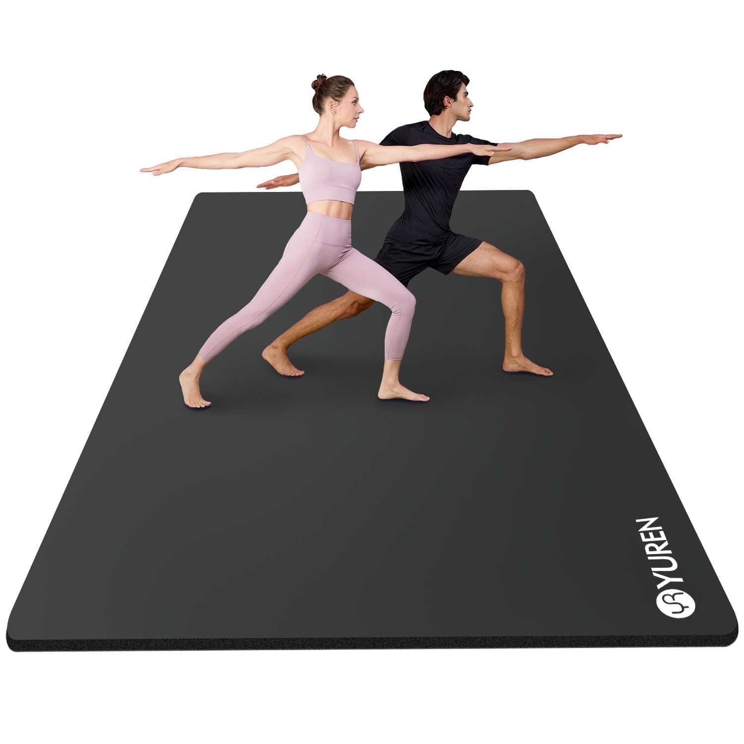 YR Extra Large 6x4' Fitness Exercise Mat, 10mm Thick Foam for Yoga ...