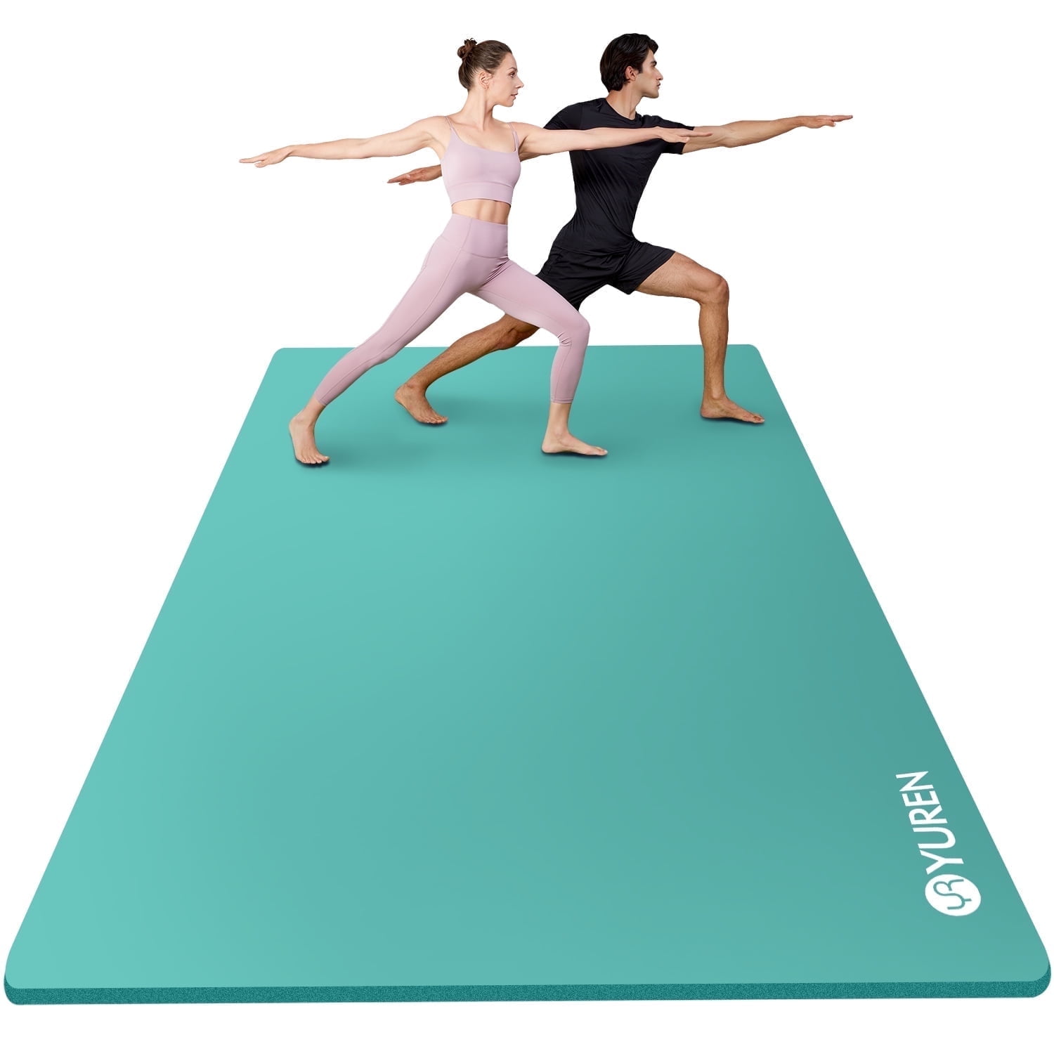 Free Shipping! YR Large Yoga Mat 78x51" 10mm Thick Foam Exercise Mats ...