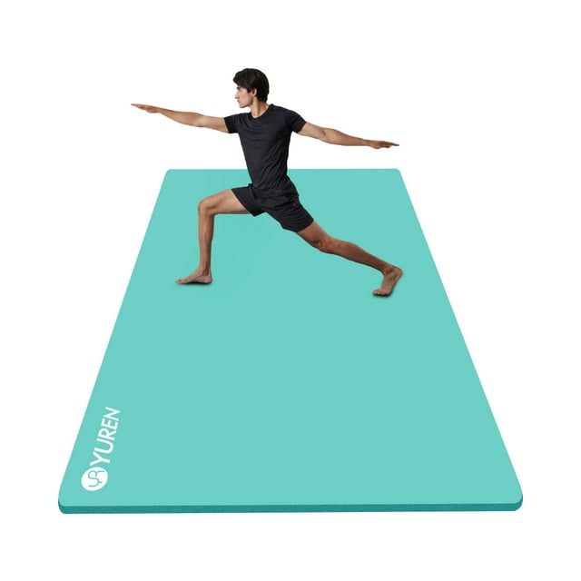 YR High-Density Padding Fitness Mat, Indoor Exercise, Yoga, Cardio, 6 ...