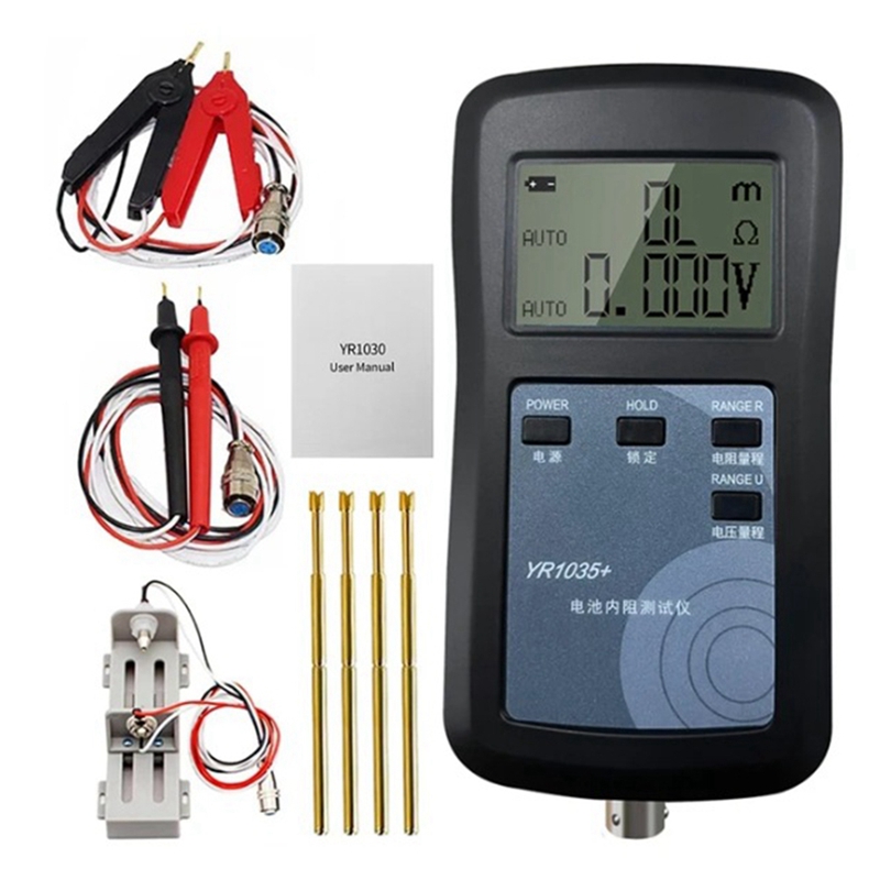 YR1035+ 4-Wire LithiumBattery Internal Resistance Tester 100VBattery ...