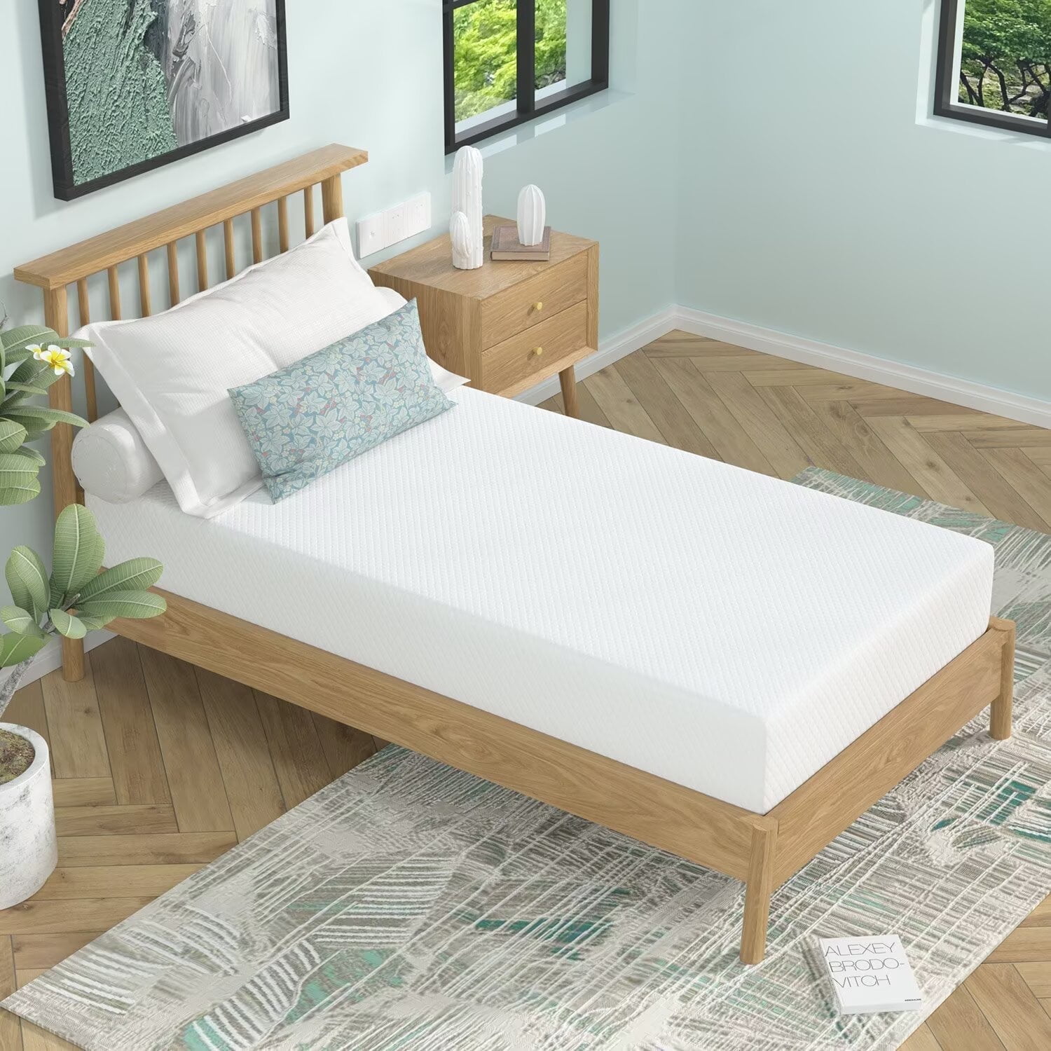 YRLLENSDAN, 10 Inch, Memory Foam Twin Mattress, Certipur-Us Certified ...