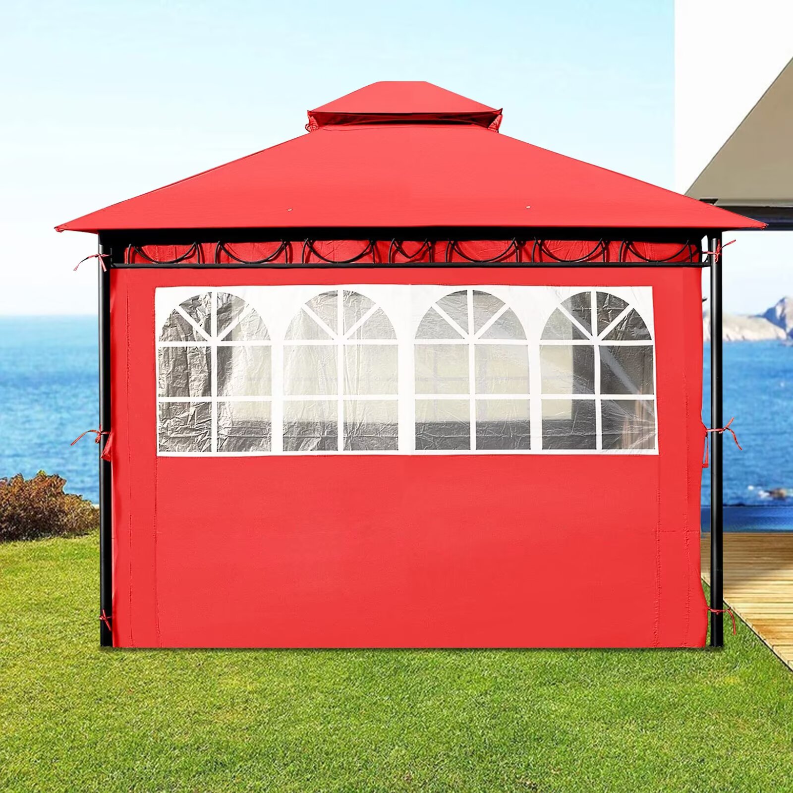 YRLLENSDAN,10 X 10 Pop Up Canopy Tent,Outdoor Tent for Backyard Party ...